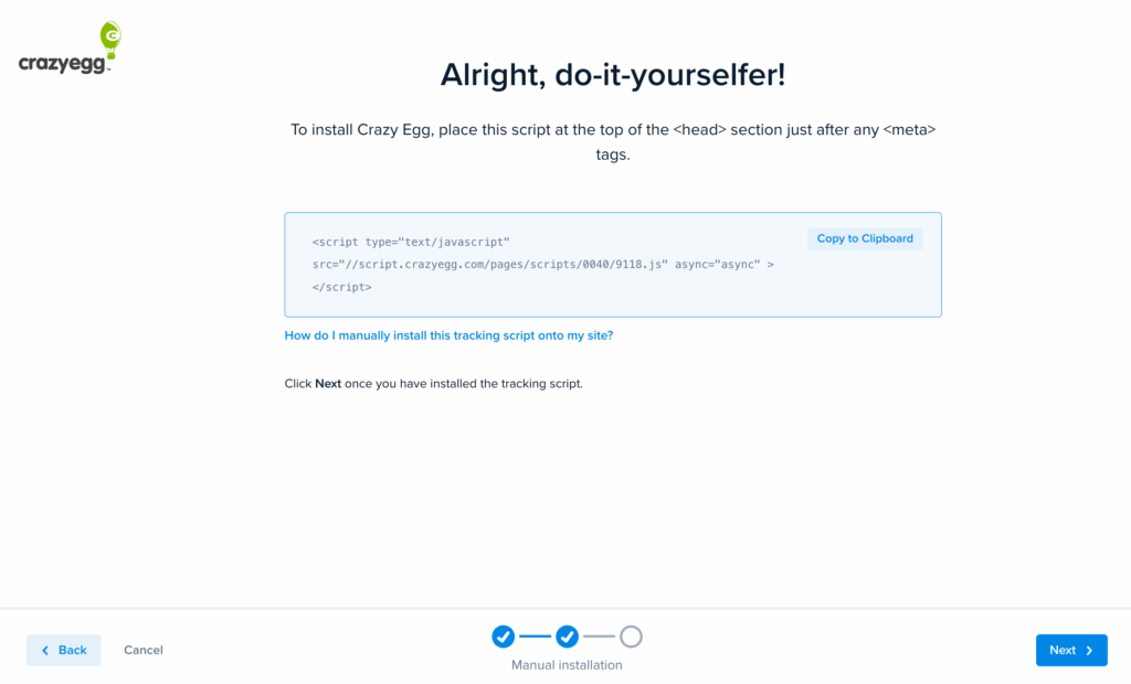 Webflow Installation Guide – Crazy Egg Support